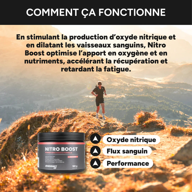 Nitro Boost 4Endurance: Formule avancée d’oxyde nitrique